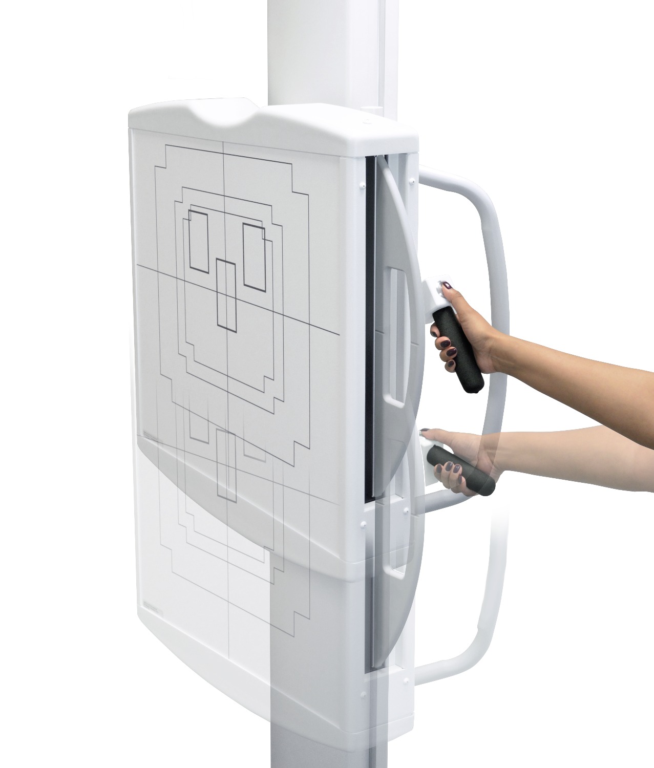 Del Medical Ergonomic Wall Stand VS300 - Radiology Imaging Solutions
