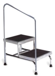 Heavy Duty Bariatric Dual Platform Step Stool with Handrail - Radiology ...