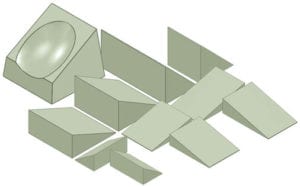 Non-Coated CT Positioning Sponge Bundle - Radiology Imaging Solutions