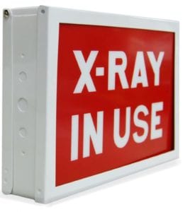 Standard Illuminated Sign - X-Ray In Use - Radiology Imaging Solutions