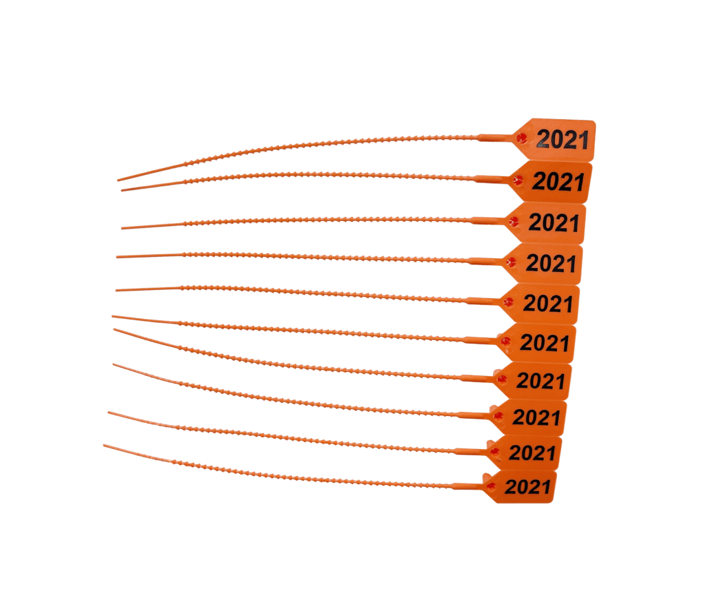 Apparel 2021 Date Tags - Orange (pack of 50) - Radiology Imaging Solutions