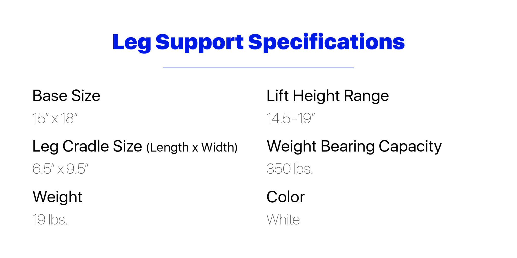 Adjustable Leg Support - Radiology Imaging Solutions